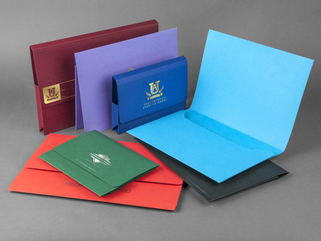 A4 Printed & Personalised Document Wallets UK